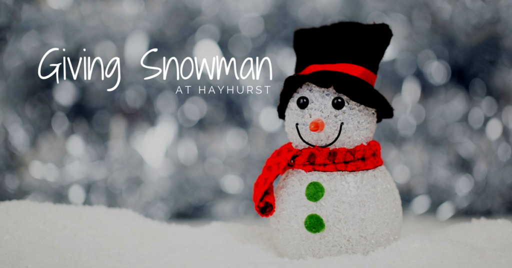 Giving Snowman 2017 - Letter from Deanne – Hayhurst PTA